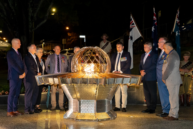 Big moment as new flame lit for first time - Gympie Today